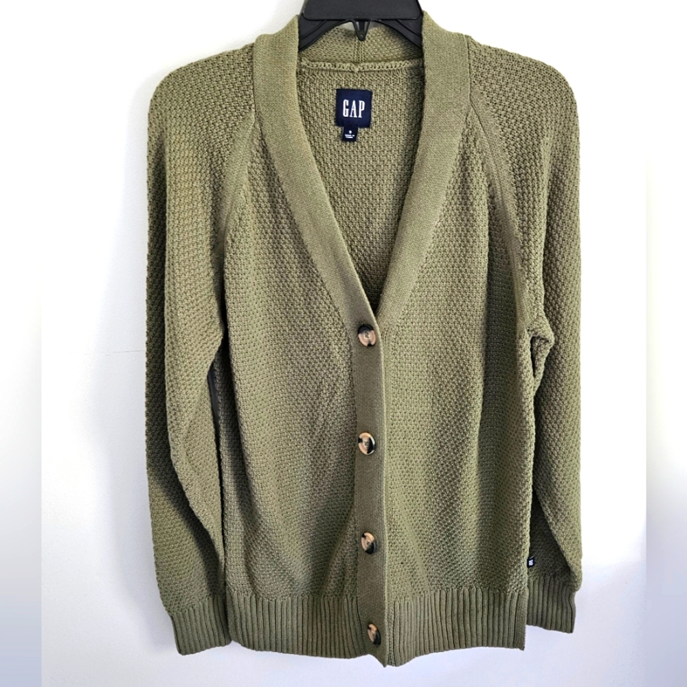 GAP green boyfriend cardigan sweater - Gem